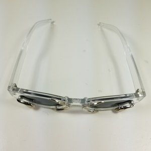 Accessories | Translucent Vintage Fashion Frame Sunglasses With Silver ...